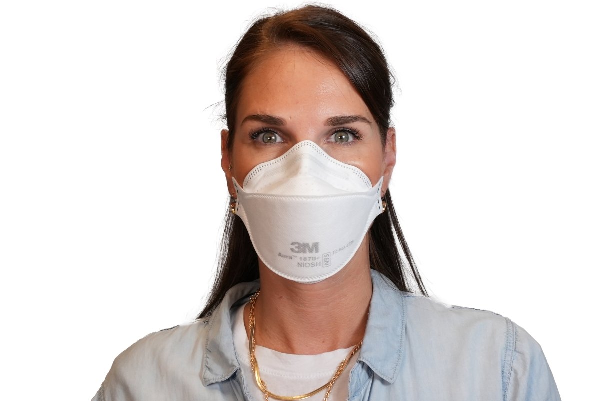 3M 1870+ Aura N95 Respirator & Surgical Mask | PPEOnline.ca – PPE Online