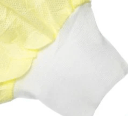 Yellow Isolation Gowns with White Cuffs – Box of 100 – PPE Online